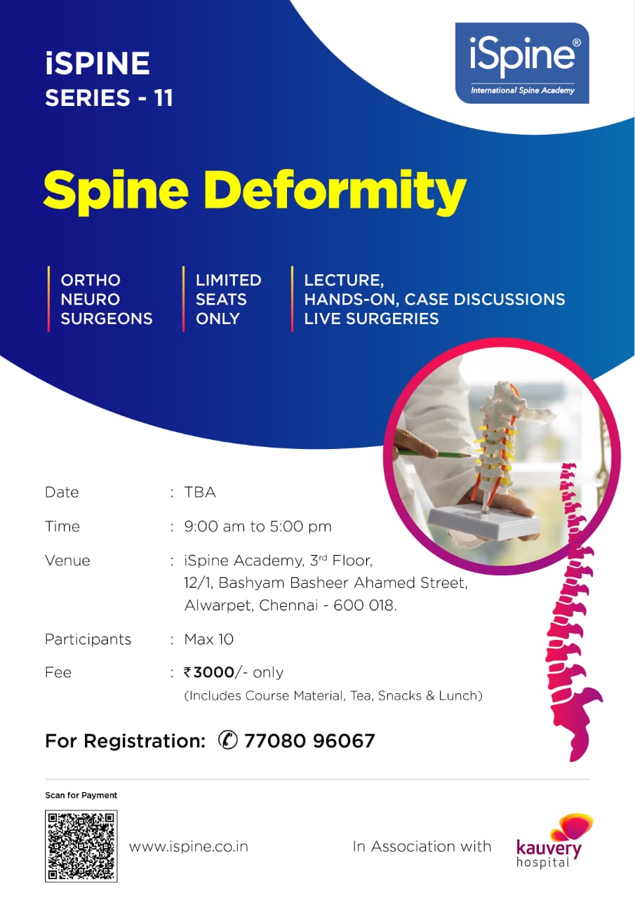 Upcoming Events - The iSpine Academy