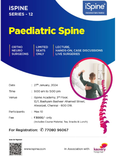 Upcoming Events - The iSpine Academy